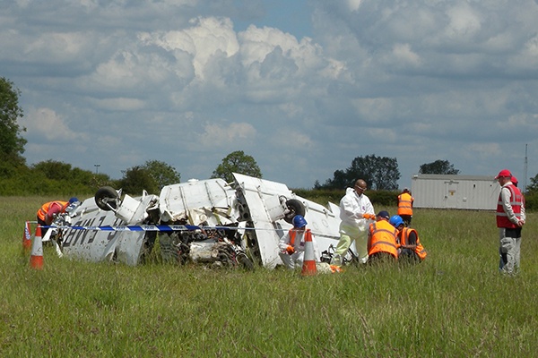 How to knit fog and herd cats at an aircraft accident site